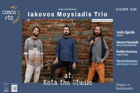 Iakovos Moysiadis Trio στο Kota the Studio