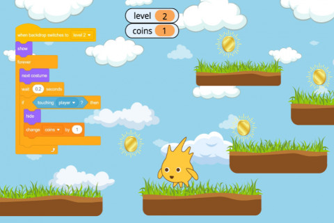Jump and win: Δημιουργία platformer game στο Scratch